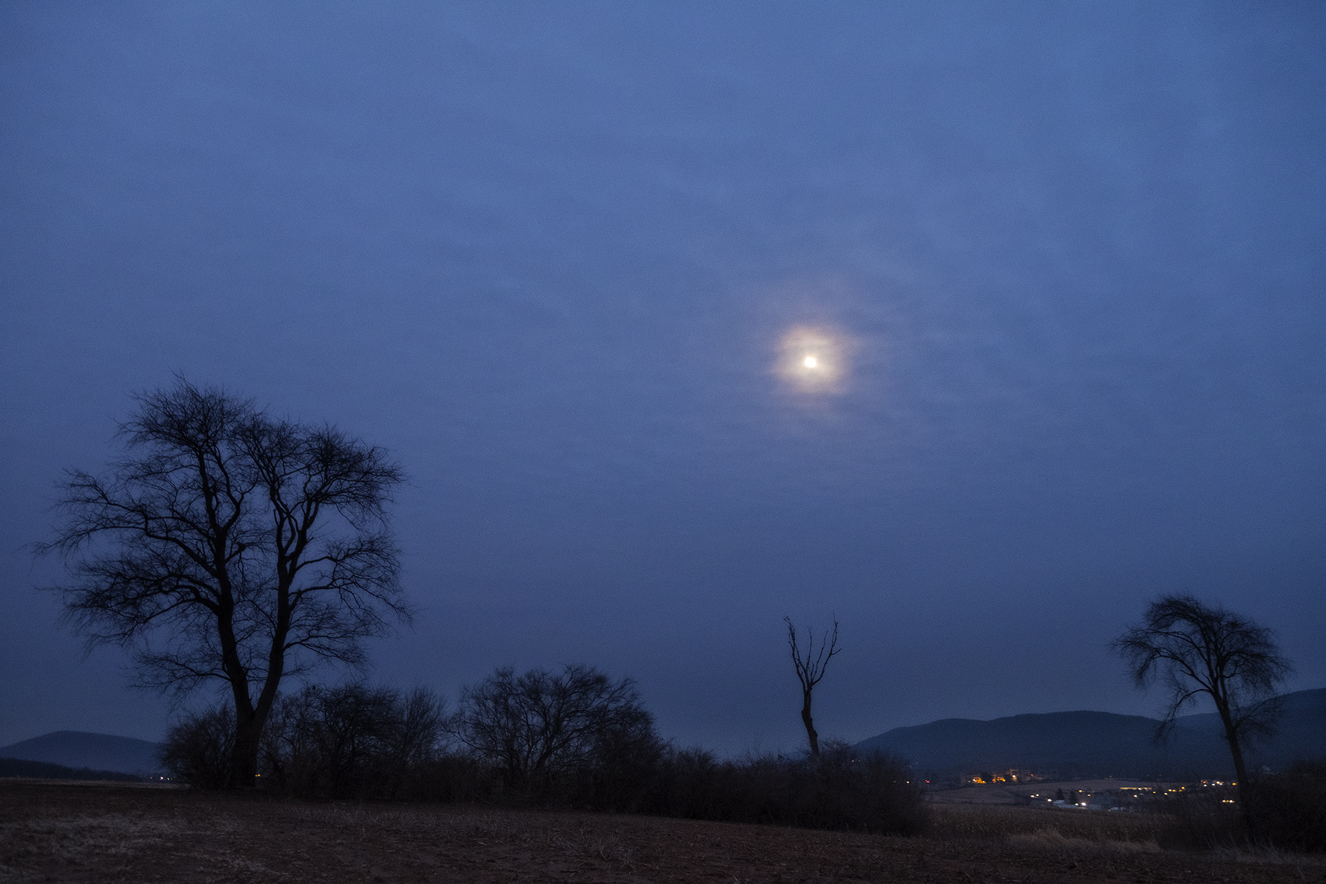 Moonrise. Evening. Sky | A day A Photo