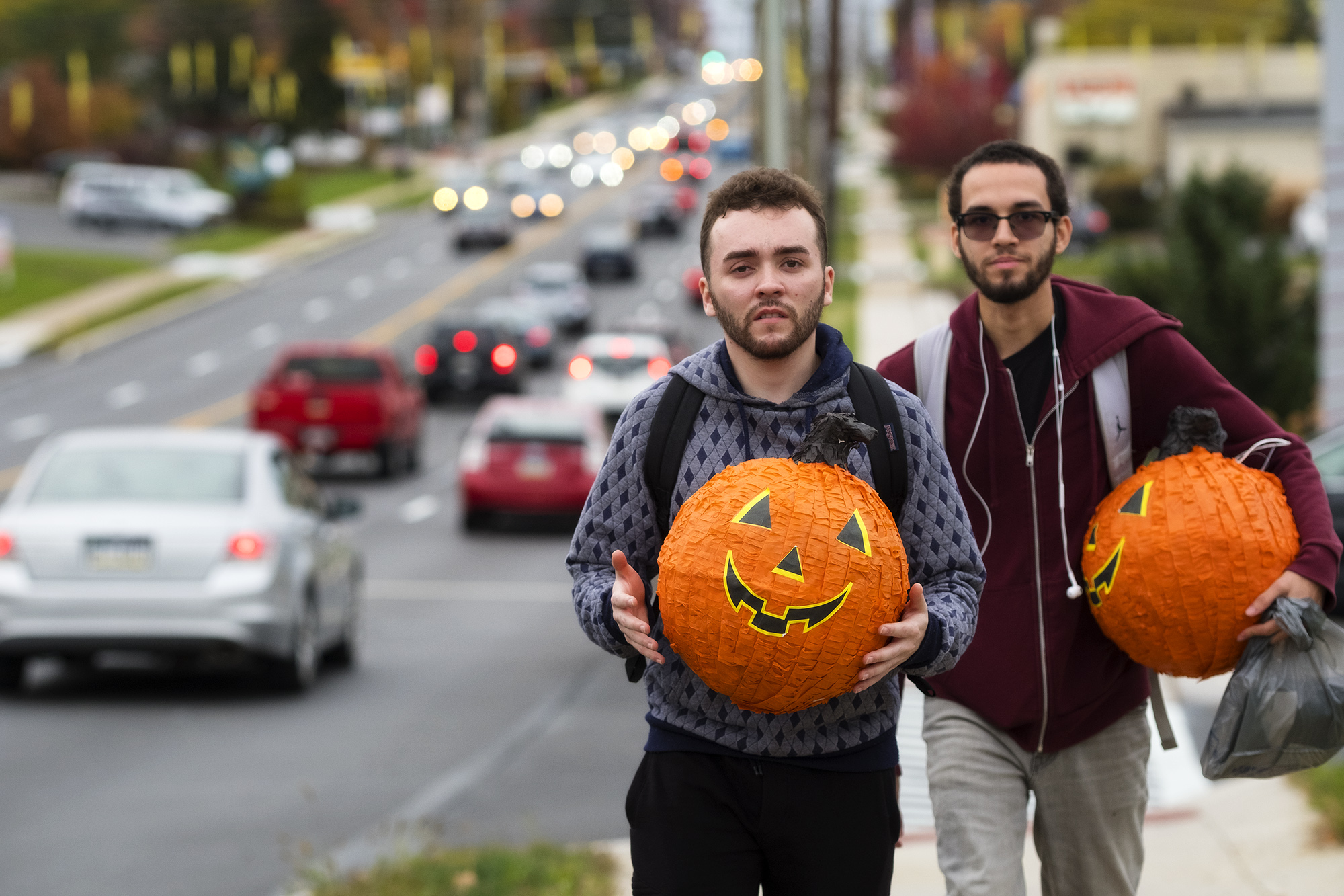 Men with pumpkins | A day A Photo
